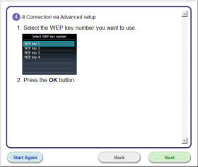 Wireless LAN setup using Advanced Setup Method (Windows) - MG5320