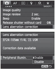 How to Correct Lens Peripheral Illumination and Chromatic Aberration on ...