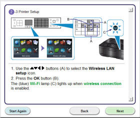 Wireless LAN setup using Advanced Setup Method (Windows) - MX892