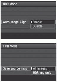 HDR (High Dynamic Range) Shooting