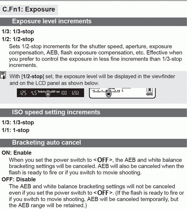 Custom Function Settings