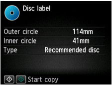 Copy an optical disc label onto a printable disc - MX922