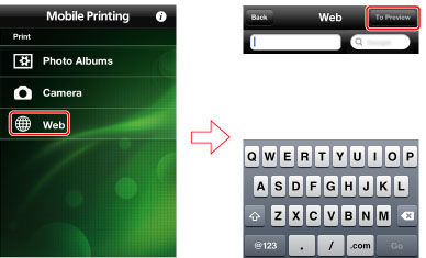 What preparations are required to print from Canon Mobile Printing ...