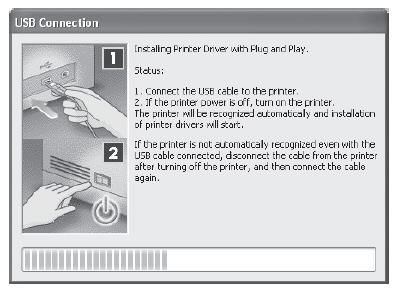 Installation Procedure for USB Connection Windows