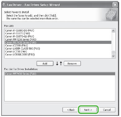 Installation Procedure for USB Connection Windows