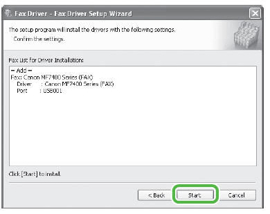 Installation Procedure for USB Connection Windows