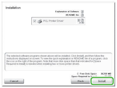 Installation Procedure for USB Connection Windows