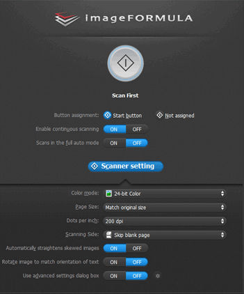 Scanner Settings - Windows (P-208)