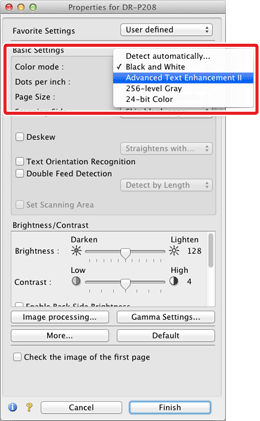 Enchancing text that is difficult to read (Text Enhancement II) - Mac