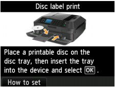 Copy an optical disc label onto a printable disc - MX922