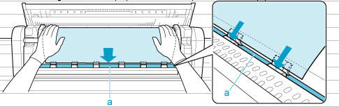 How to load roll paper - iPF605