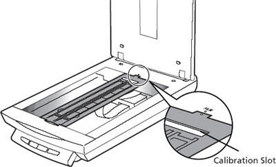 Setting up the scanner to scan film (8000F)