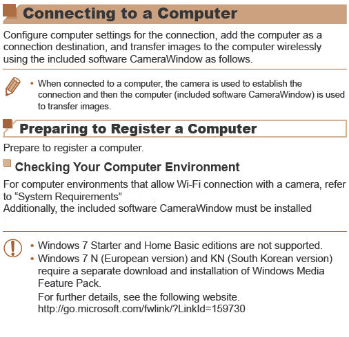 Connecting to a Computer via WiFi