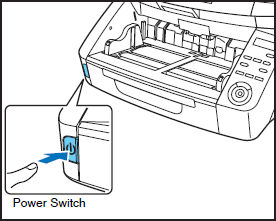 Turning the Power ON (DR-G1130/G1100)