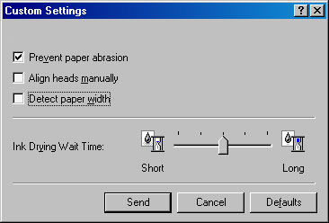 Set Prevent Paper Abrasion (Windows) - Pro9000 Mark II / Pro9500 Mark II