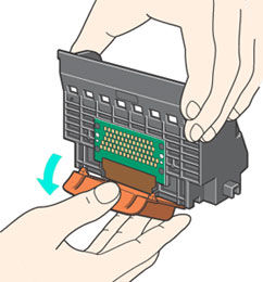 Install the print head and ink tanks correctly Pro9000 Mark II