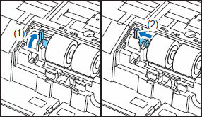 Removing and Reinstalling the Rollers (DR-G1130/G1100)