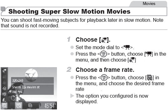 Shooting Super Slow Motion Movies