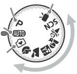Selecting shooting modes PowerShot A1100 IS and A2100 IS.