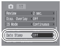 Procedure for setting Postcard Print Mode PowerShot SD750 and SD1000.