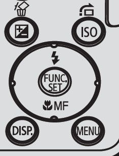 Setting close-up or Macro mode on the PowerShot A650 IS.