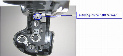 PowerShot A650 IS service notification.