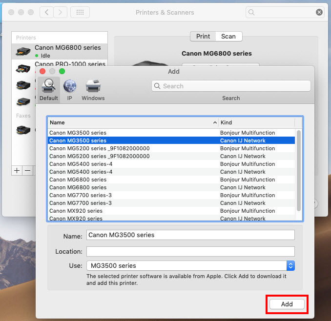 Easy Wireless Setup on a Mac - PIXMA TR8620