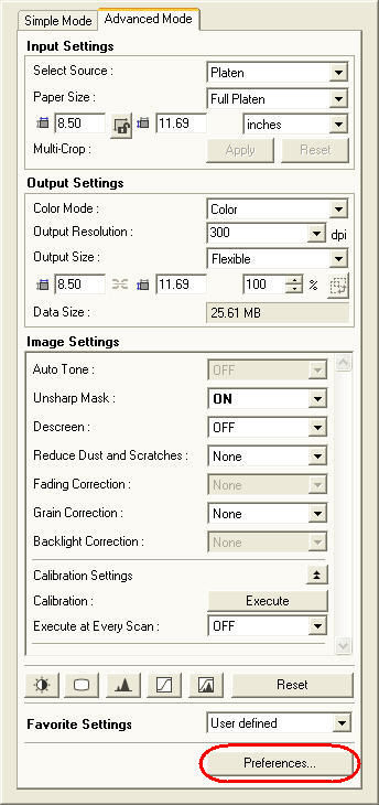 How to select 48-bit color or 16-bit grayscale - 8400F / 9950F
