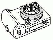 Procedure for using add on lenses PowerShot A510, A520, and A540