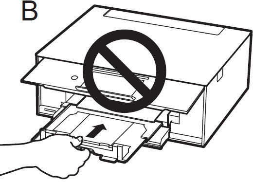 Close the Paper Output Tray Properly - PIXMA TS9020