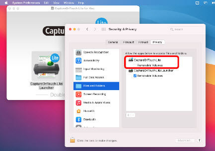 How to use CaptureOnTouch Lite on macOS 11 (Big Sur)