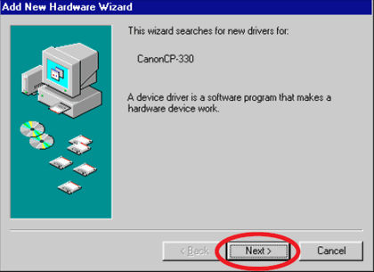 Install the CP printer (model CP330 and older) driver properly - Windows