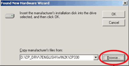 Install the CP printer (model CP330 and older) driver properly - Windows