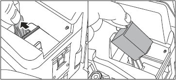 How do I replace the ink cartridge on my CR-L1?