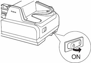 Turning the scanner ON - CR135