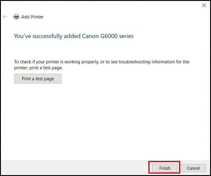 Add a wireless printer to Windows 10 S