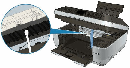 Cleaning the MX860 interior