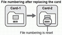 How the differing file numbering methods work on the EOS Digital Rebel T2i