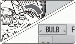 How to set long (bulb) exposures. on the EOS Digital Rebel T2i