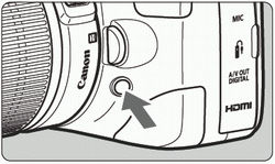 How to use the depth-of-field preview on the EOS Digital Rebel T2i