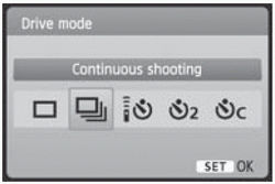 How to select and set the self-timer mode on the EOS Digital Rebel T2i