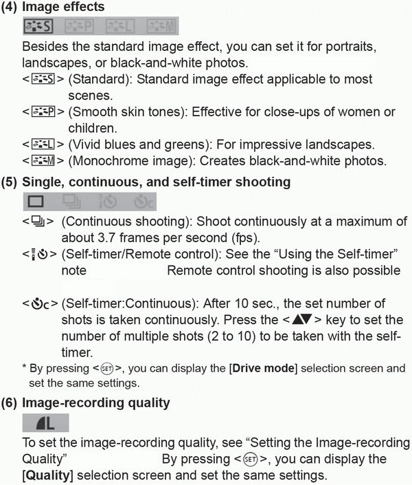 How to operate in Creative Auto shooting mode on the EOS Digital Rebel T2i