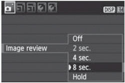 How to change menu settings on the EOS Digital Rebel T2i