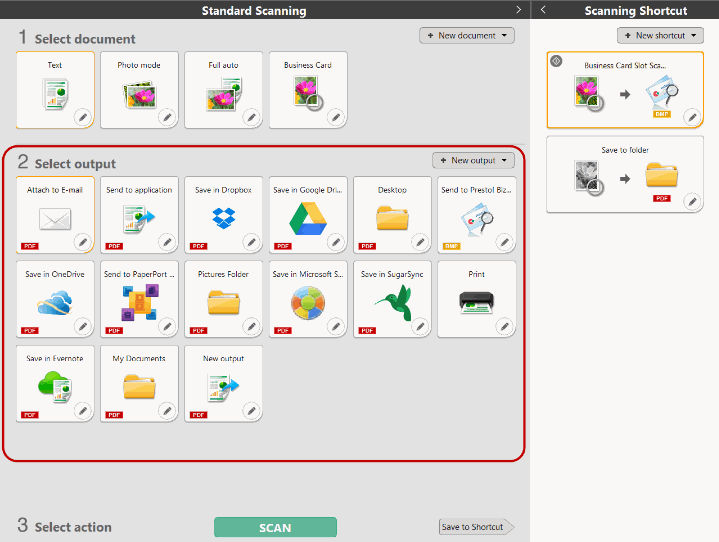 Scanning using CaptureOnTouch and the DR-C225