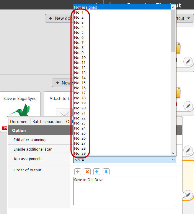How do I create a scanning shortcut using CaptureOnTouch v4 for my DR ...