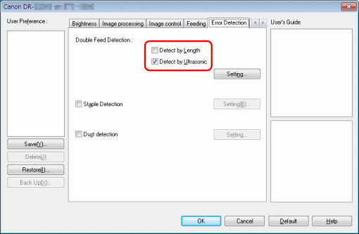 What is Double Feed detection (and how do I enable it)?