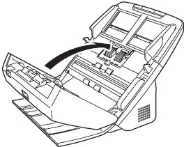 Cleaning the Sensor Glass and the Rollers.(DR-M160)