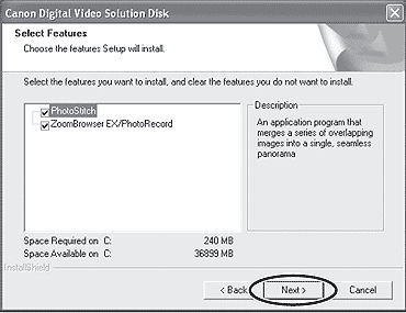 Installing the Digital Video Software and TWAIN Driver / WIA Driver ...