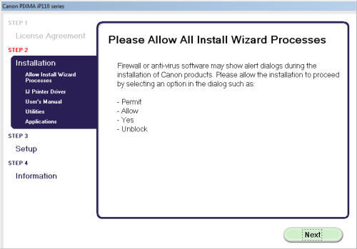Installing a Printer Wirelessly via Direct Connection (Windows) - iP110