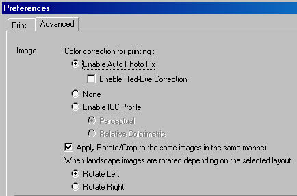 Change The Color Correction Method - Easy-PhotoPrint EX